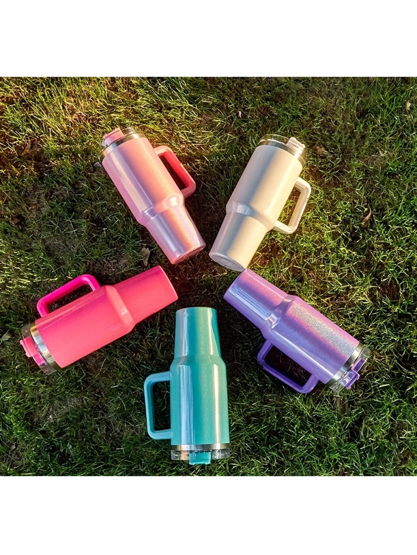 304 Stainless Steel Cup With Rainbow Paint: Use This 40oz Car Cup And ...