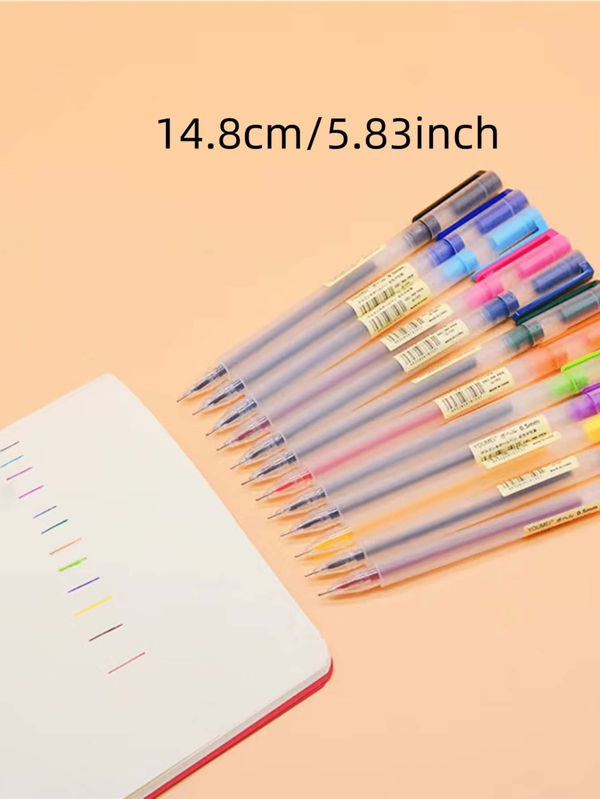 Simple Ins 12-color Bullet Journaling Neutral Pen Set | SHEIN USA