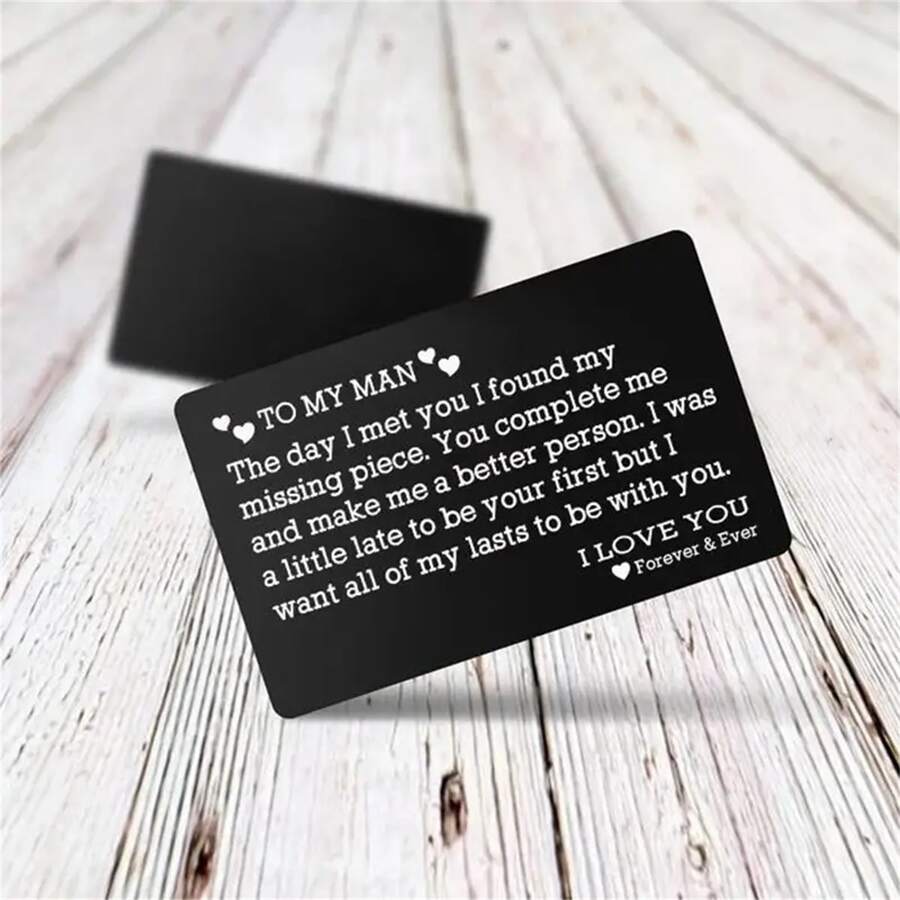 Show Your Love with a Special Alloy Lettering Wallet Card - Perfect ...