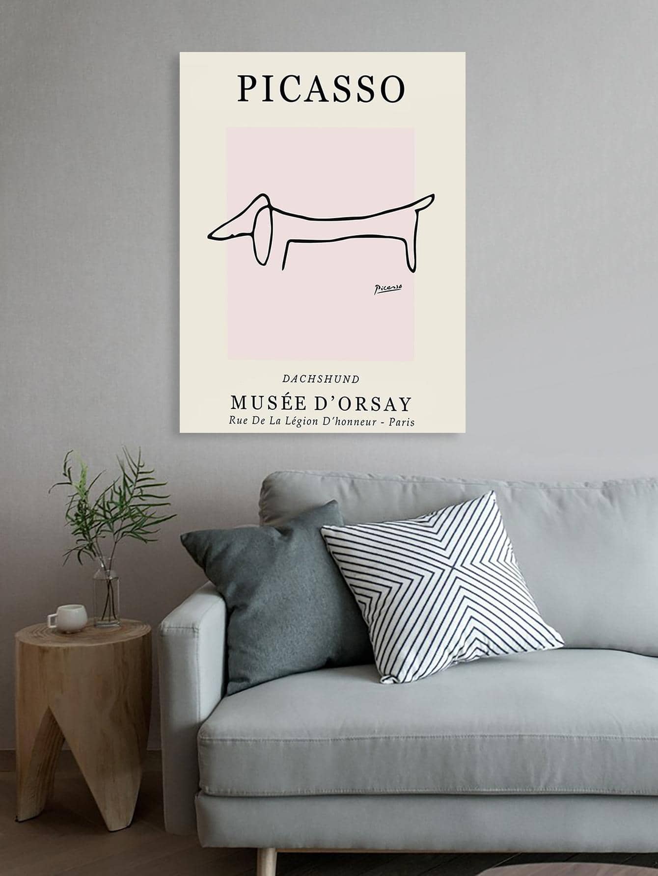 1 Stück Pablo Picasso Bild Leinwanddruck, Abstrakte Einfache Wandkunst ...