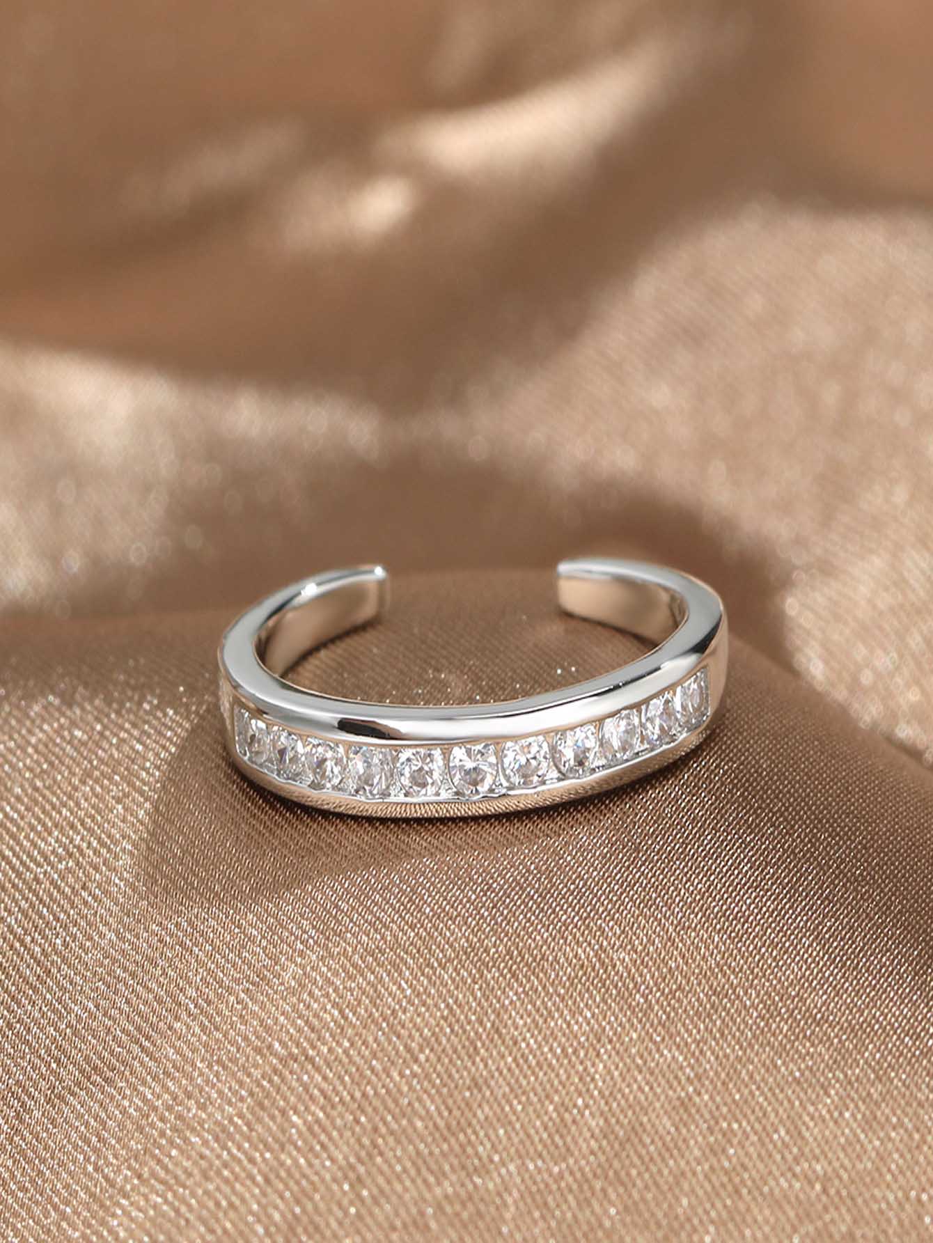 1pc Fashionable Titanium Steel Adjustable Open Toe Ring, Sexy Foot ...