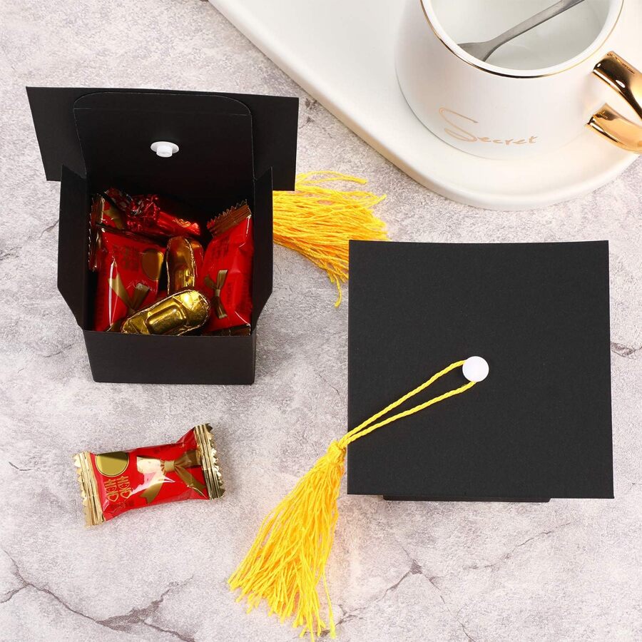 30 Pcs Graduation Cap Gift Box Graduation Party Favors Graduation Box ...