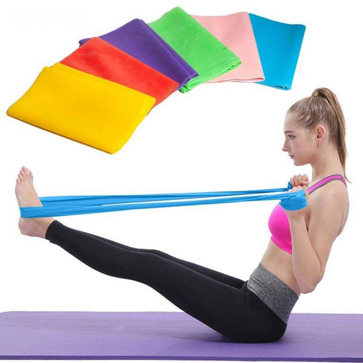 1 Pack Resistance Bands Pull Bands for Recovery, Physiotherapy, Yoga ...