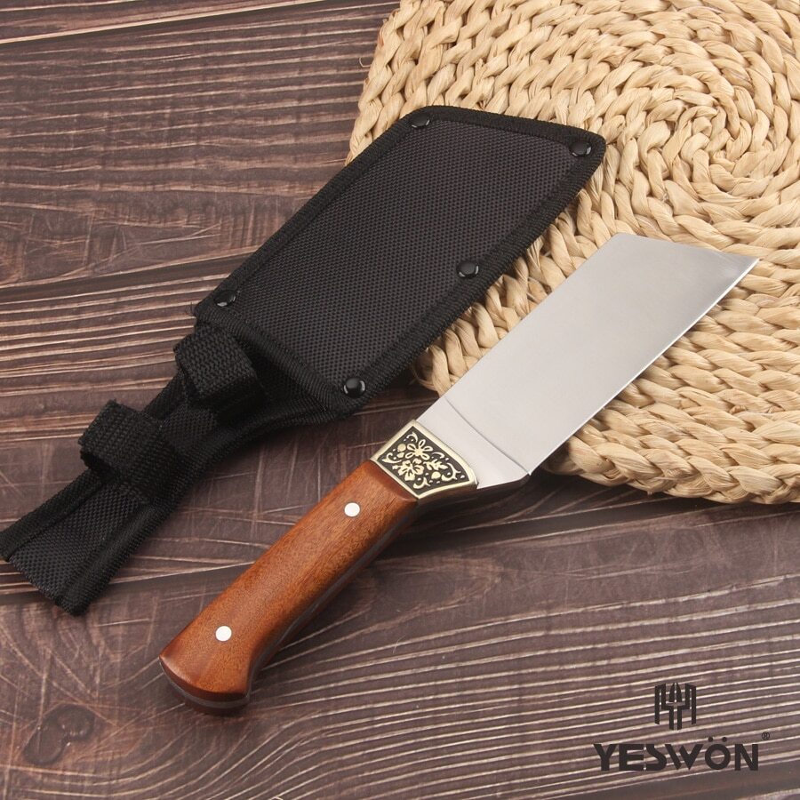 YESWON 1 Pc Full Tang Knife Hunting Handmade Survival Knife Fixed Blade ...