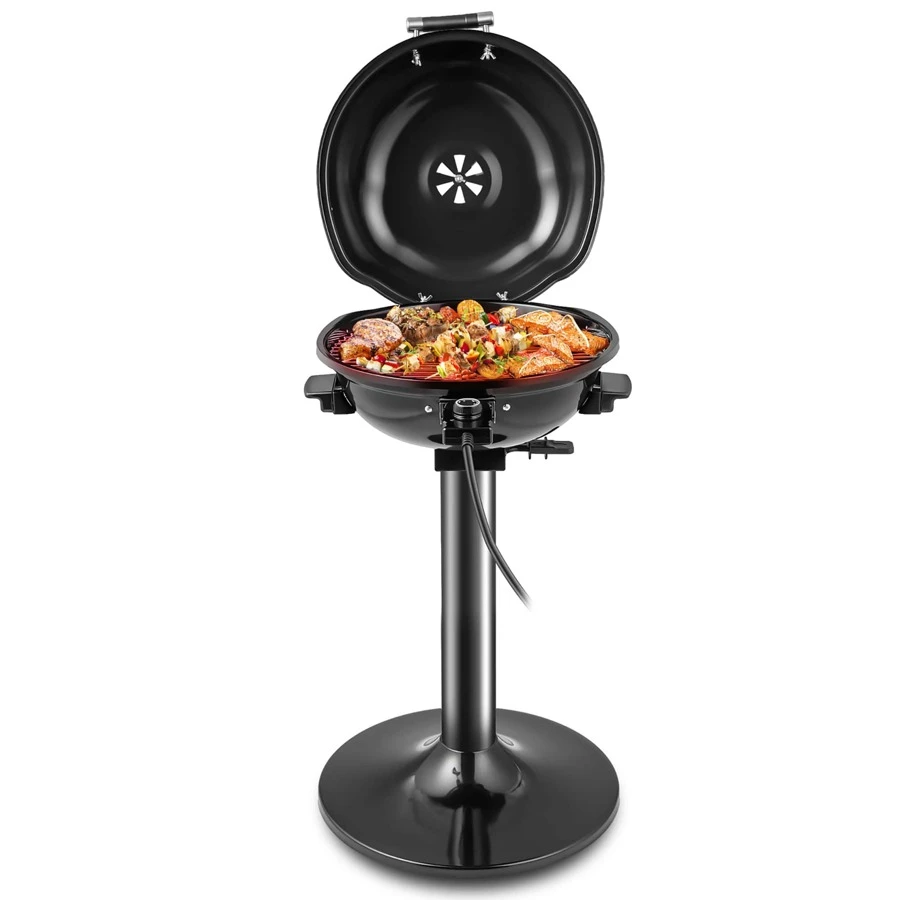Lifezeal Portable 1600W Electric BBQ Grill WithTemperature Control ...