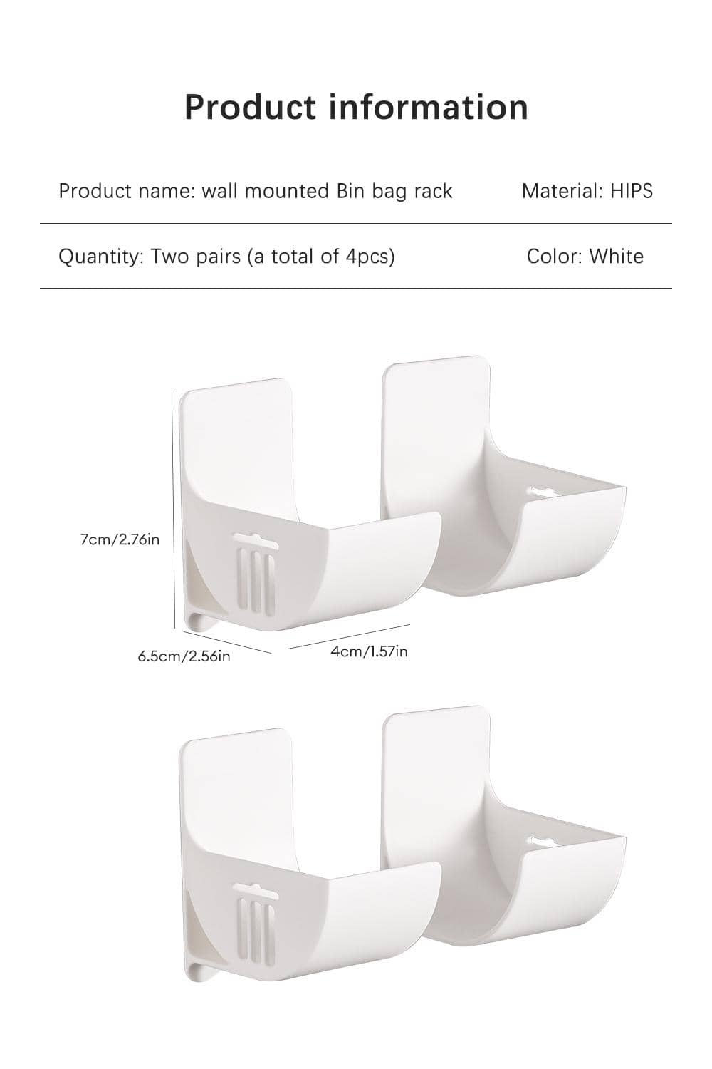 4pcs Kitchen Cabinet Side Wall Mounted Adjustable Wrap Organizer Film ...