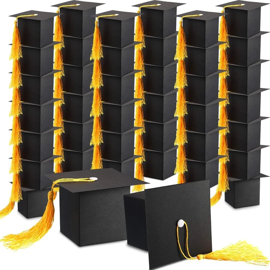 30 Pcs Graduation Cap Gift Box Graduation Party Favors Graduation Box ...