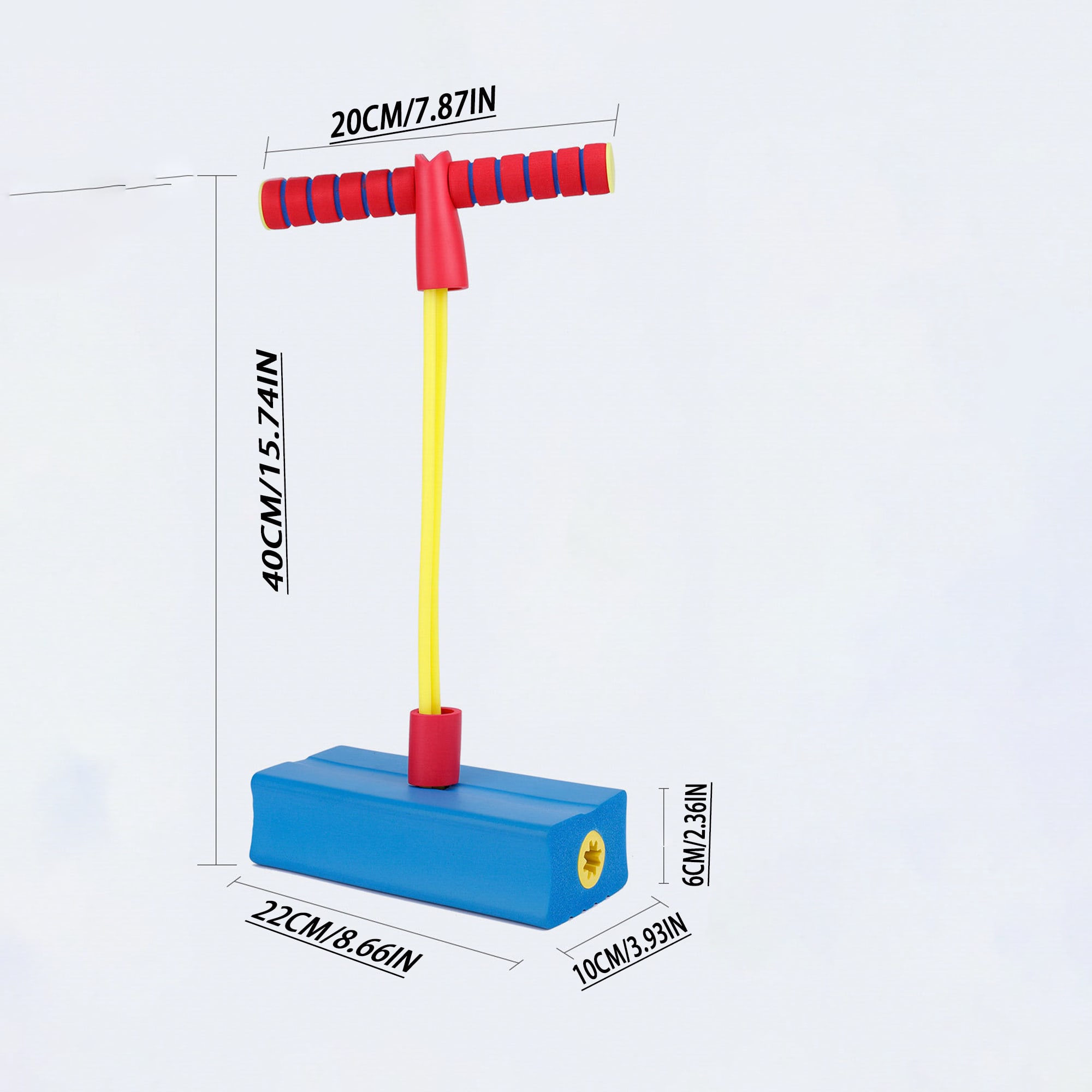 1pc Frog Jumping Children Pogo Stick Toy Bouncing Doll Pogo Stick For ...