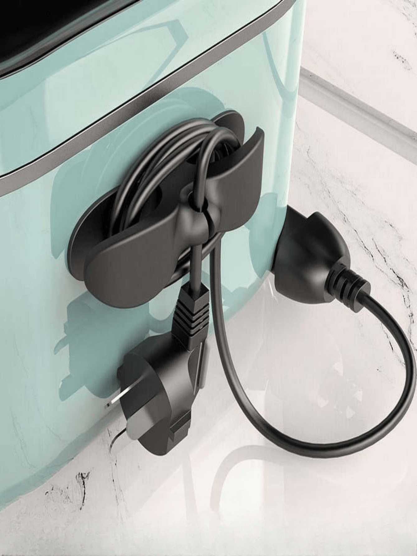 Kitchen Cable Organizer Electrical Wires Wrap Winder With Plug Holder ...