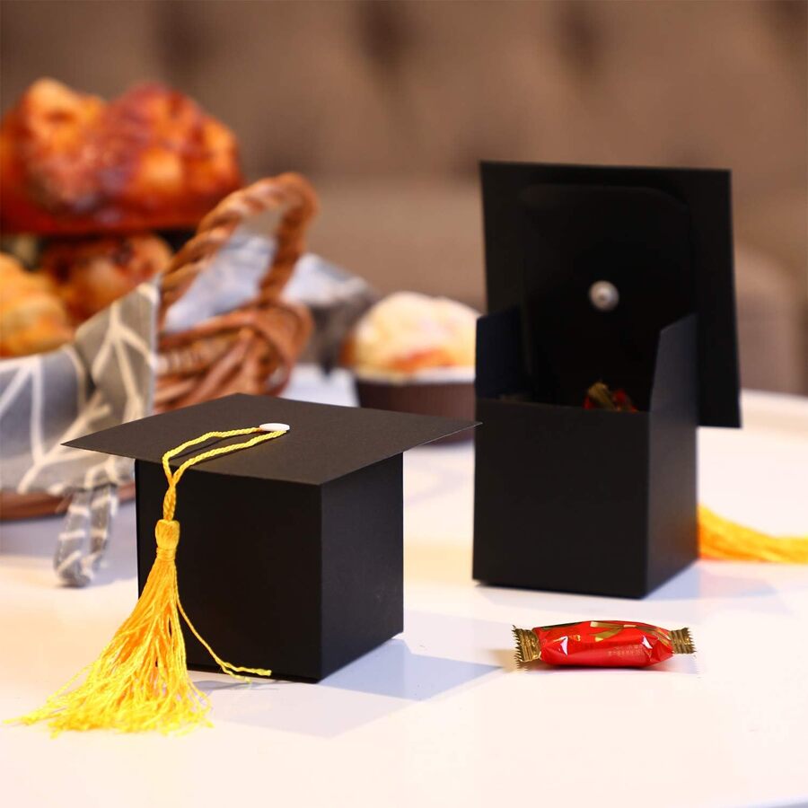 30 Pcs Graduation Cap Gift Box Graduation Party Favors Graduation Box ...