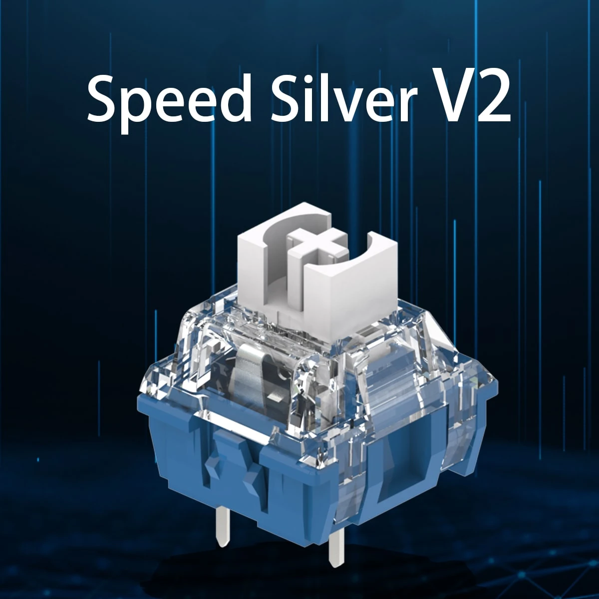 10pcs TTC Speed Silver V2 Switches Factory Pre-lubed 3-Pin Fast Linear 39gf Force Key-switch For ...