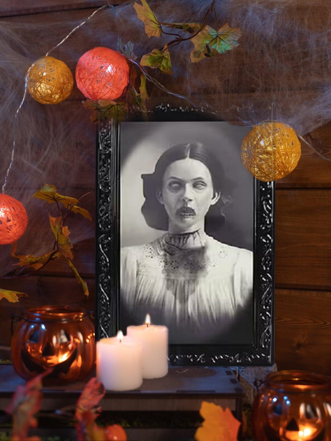 3pcs Halloween Decoration Indoor Scary Home Wall Decor 3D Changing Face ...