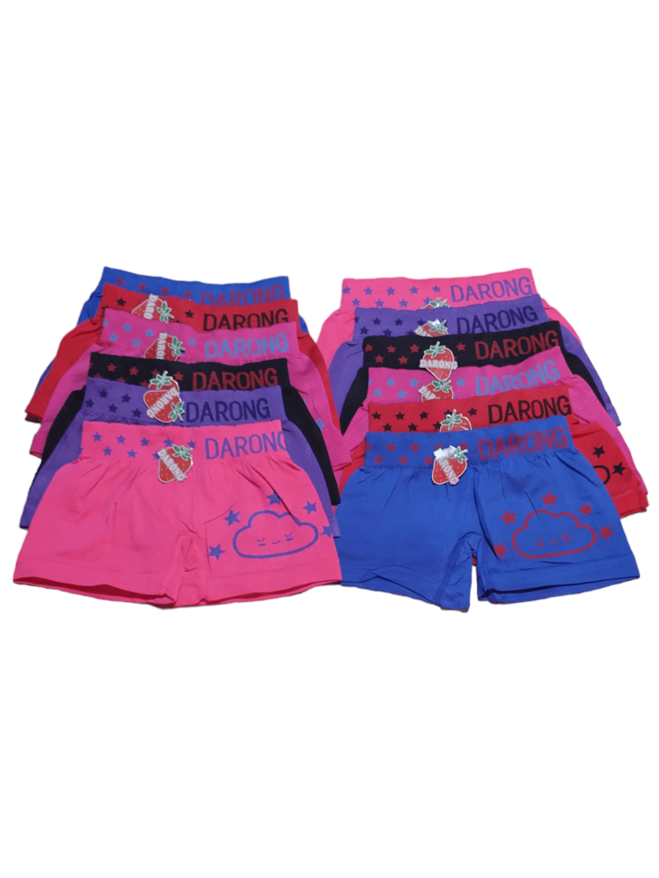 12 Piezas Boxer MICROFIBRA Para NIÑA, Unitalla, (Los Colores y Modelos ...