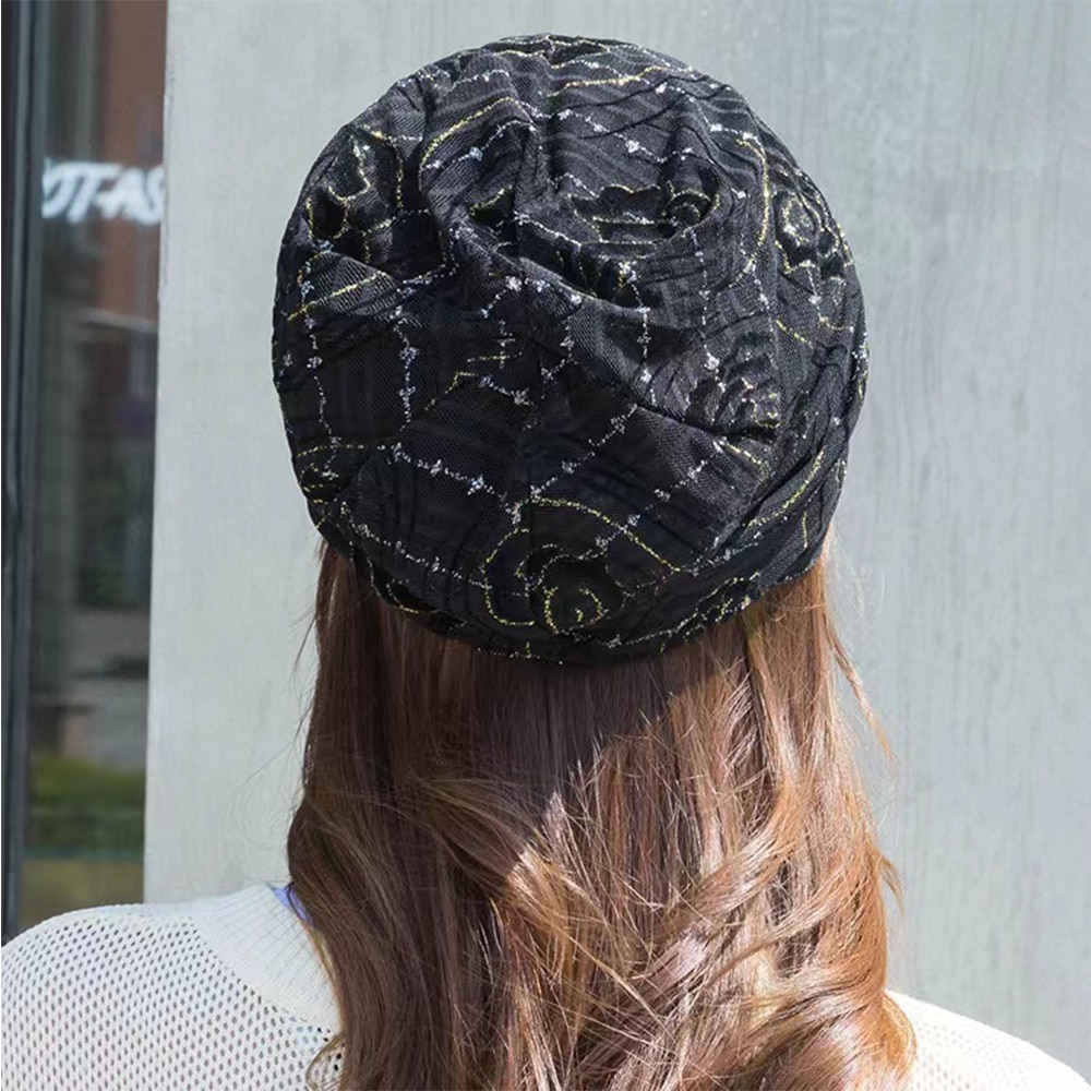 Black Rose Flower Headwrap | SHEIN USA