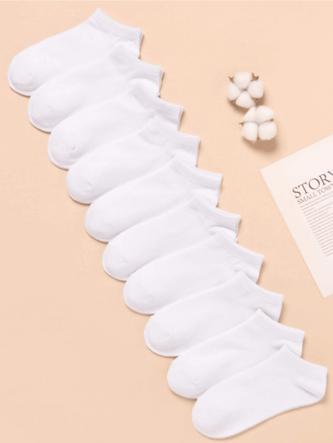 10 Pairs Solid Color Ankle Socks | SHEIN USA