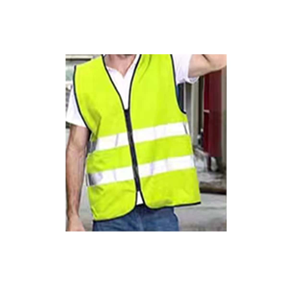 Reflective Blue Safety Vest For Construction Workers, Road Safety And ...