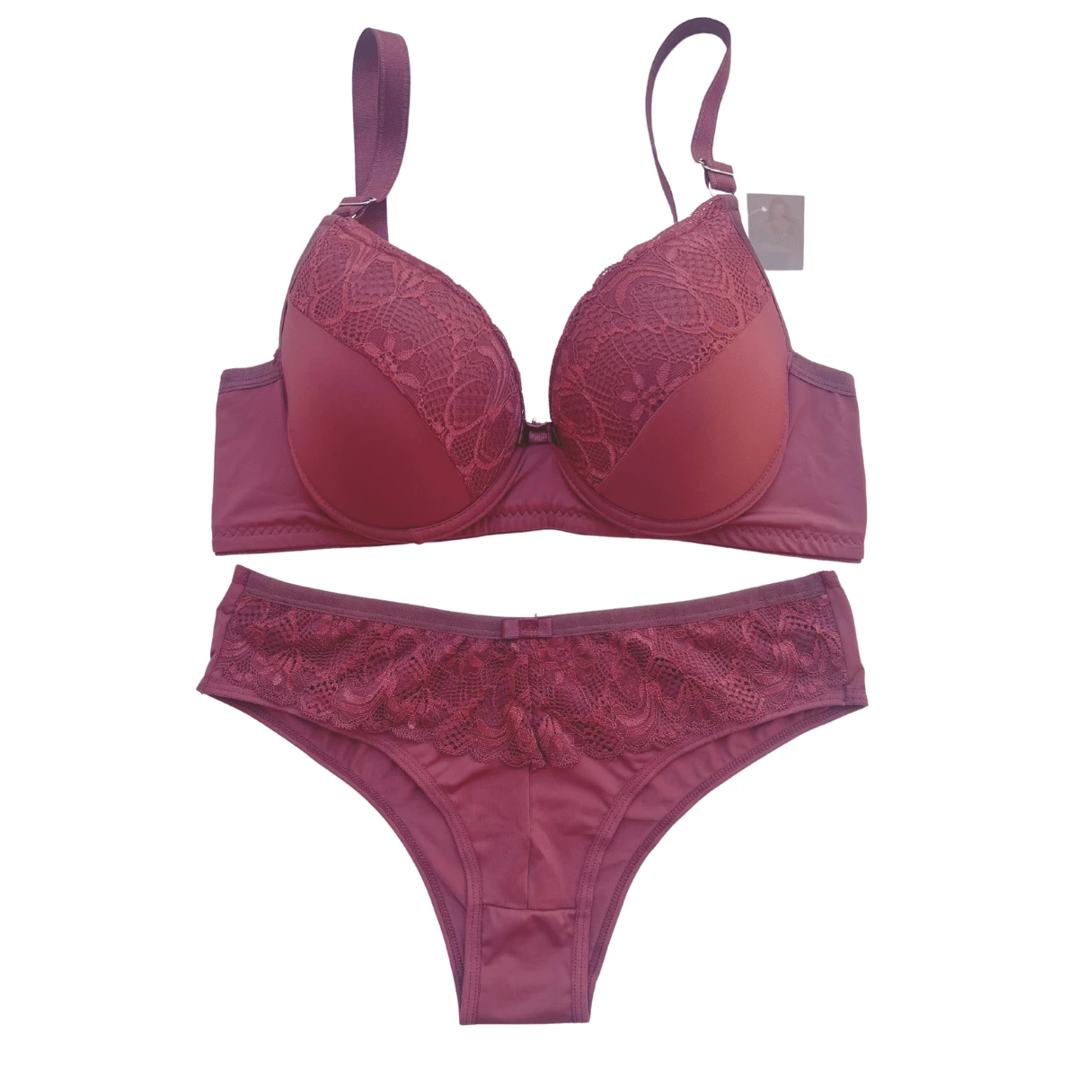 Lingerie Plus Size com Bojo Renda Tanga Micro Marta | SHEIN Brasil