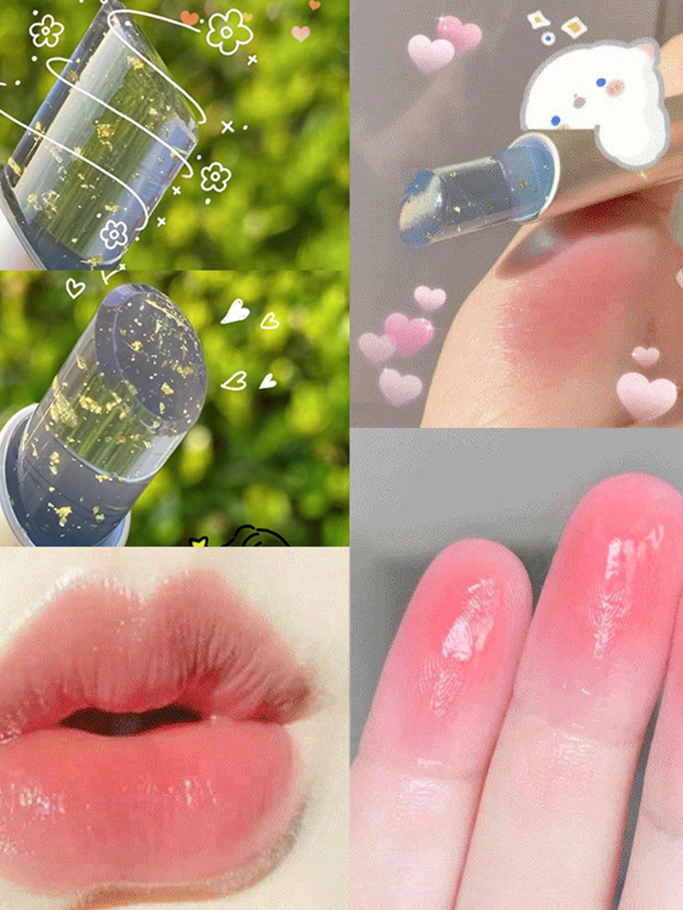 1 Pieza Bálsamo Humectante Para Labios Azul Con Características De ...