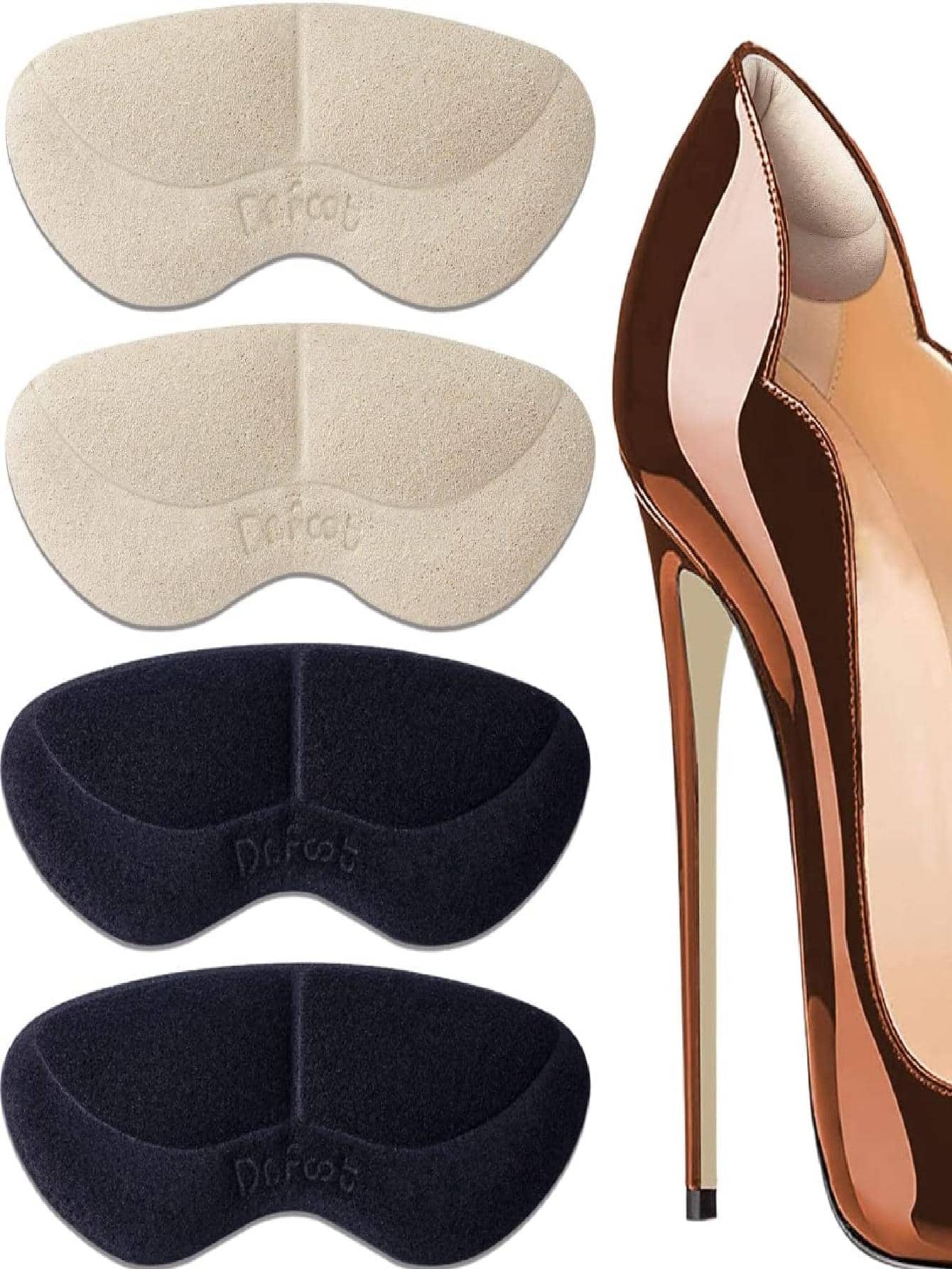 Heel Grips for Loose Shoes, Heel Pads for Shoes That are Too Big ...