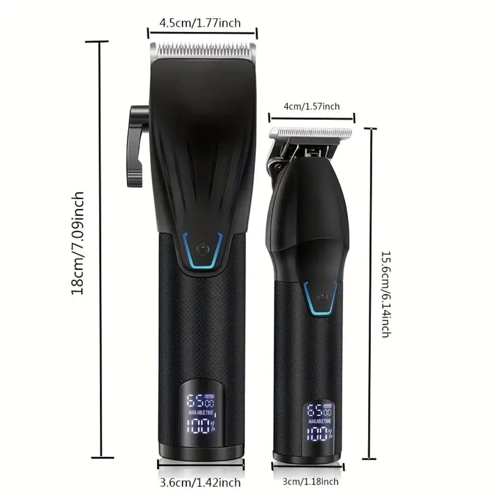 Hair Clipper And Hair Trimmer Kit Professional Hair Clippers For Men ...