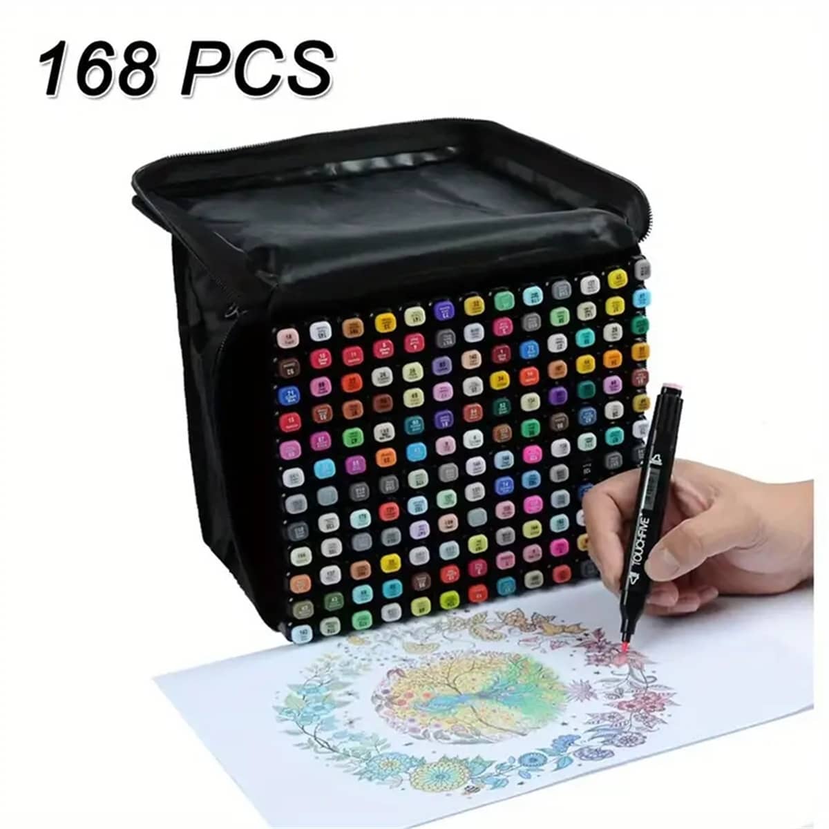 Colors Dual Tip Based Art Markers, 262 Colors Permanent Marker Plus ...