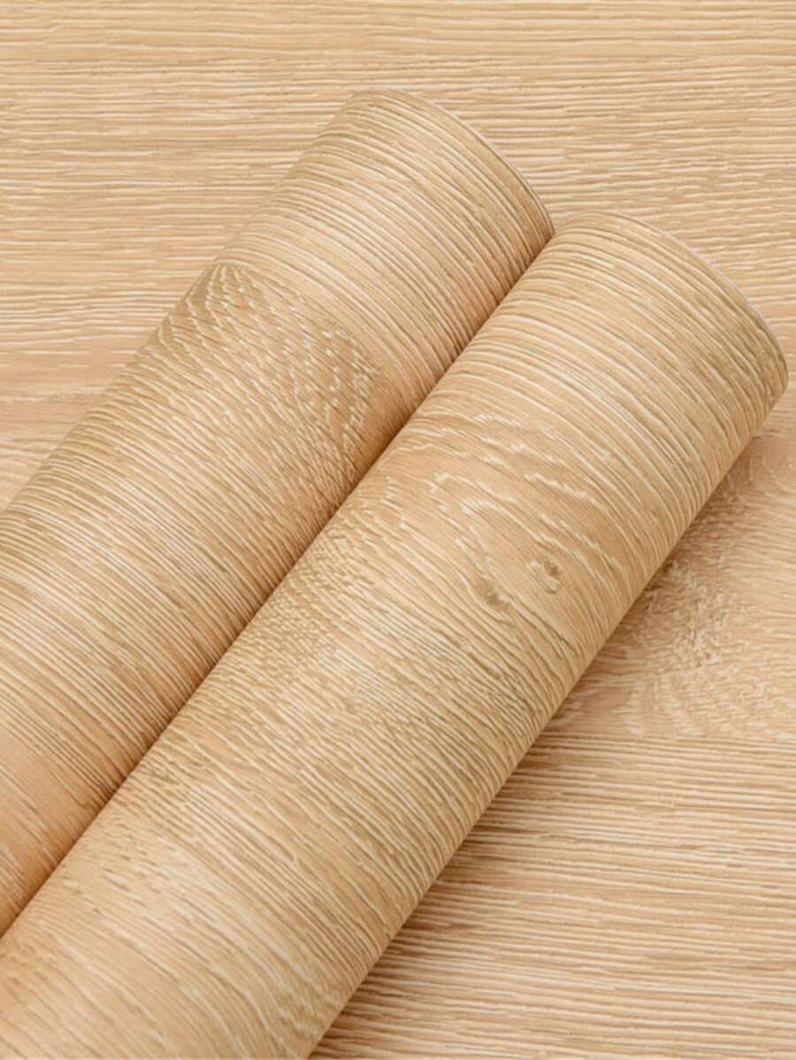 1pc Thickened Wood-grain Sticker In Natural Wood Color, Waterproof ...