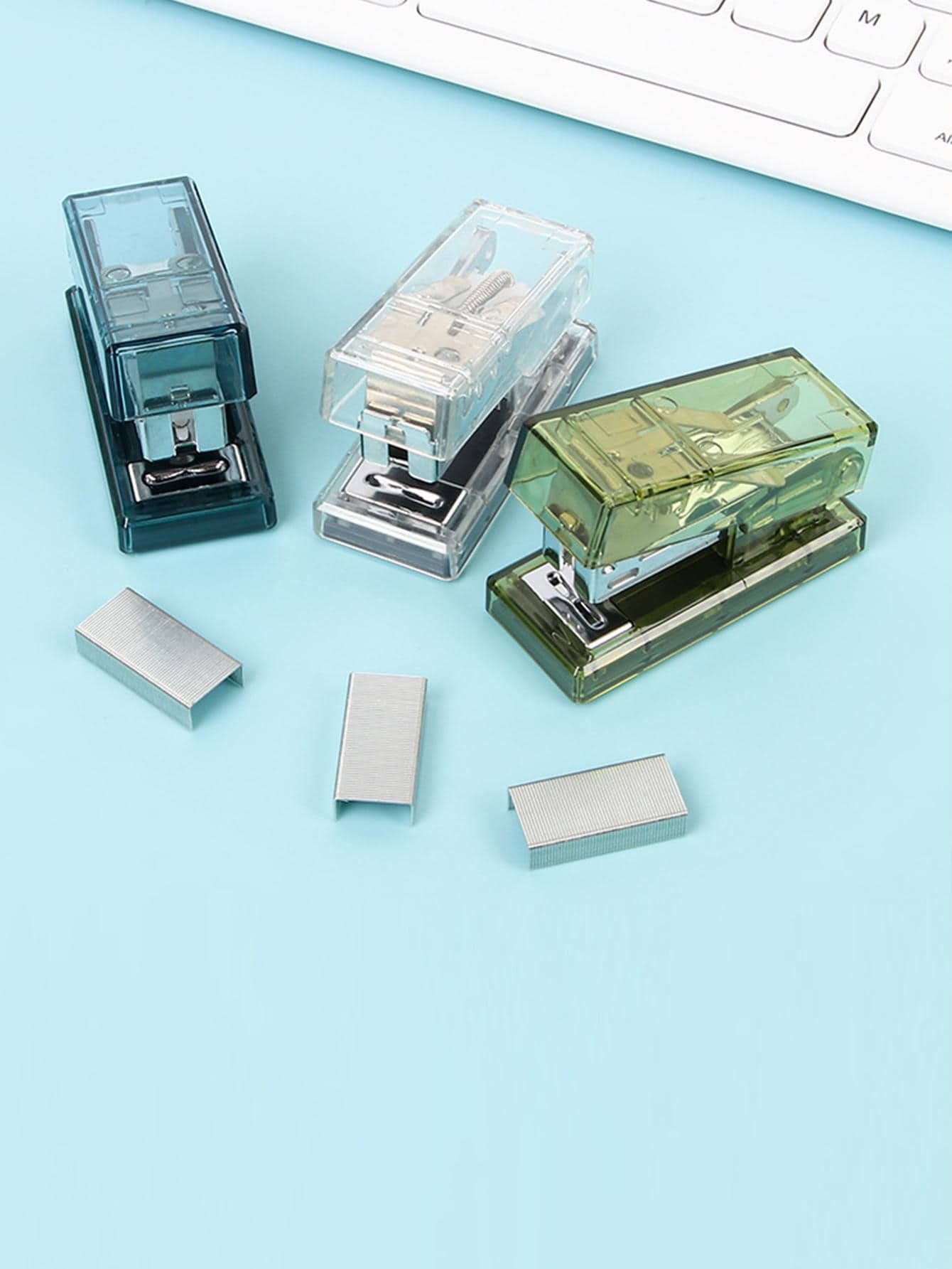 Transparent Mini Hand-held Stapler For Student With Portable Design ...