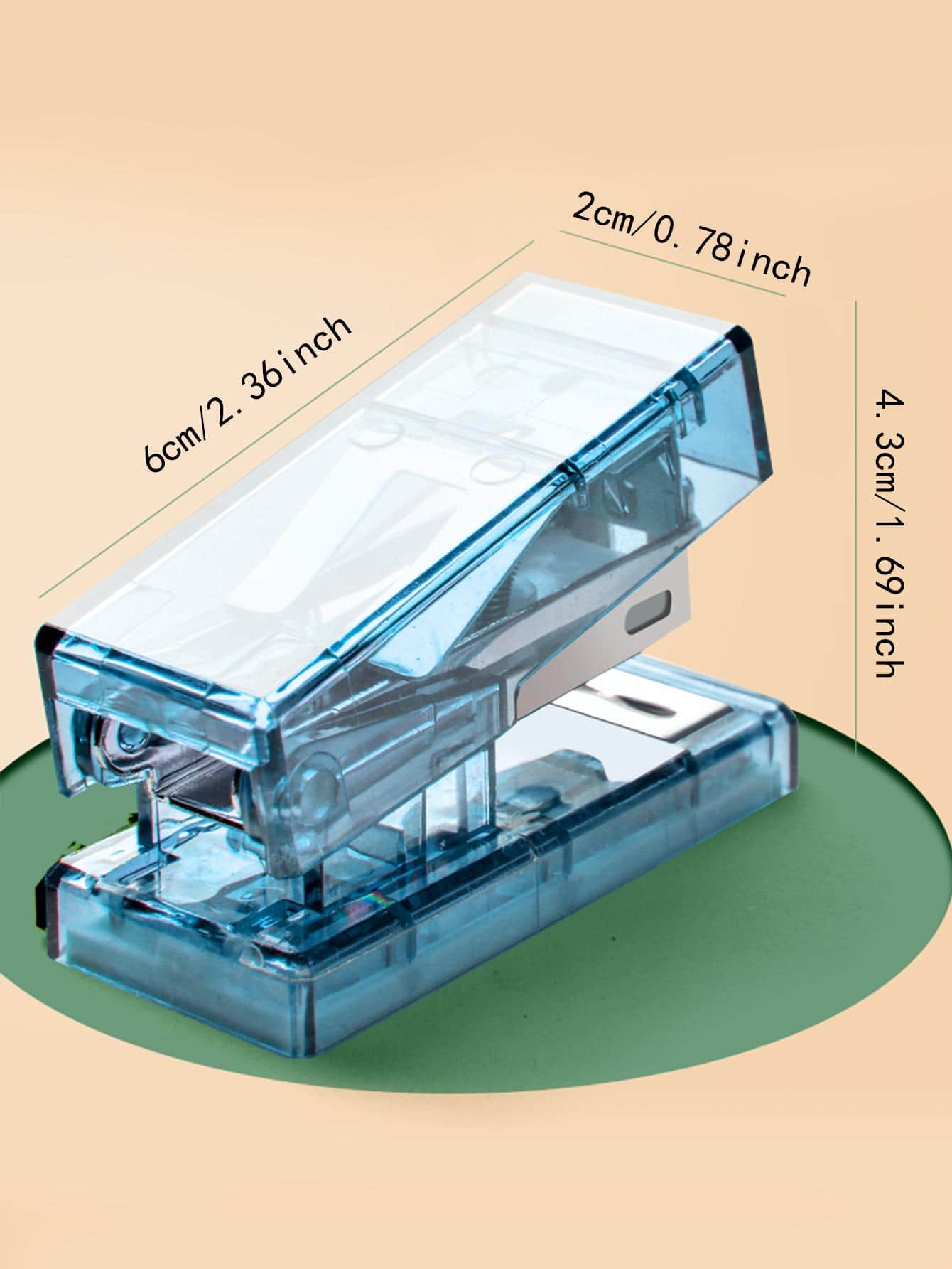 Transparent Mini Hand-held Stapler For Student With Portable Design ...