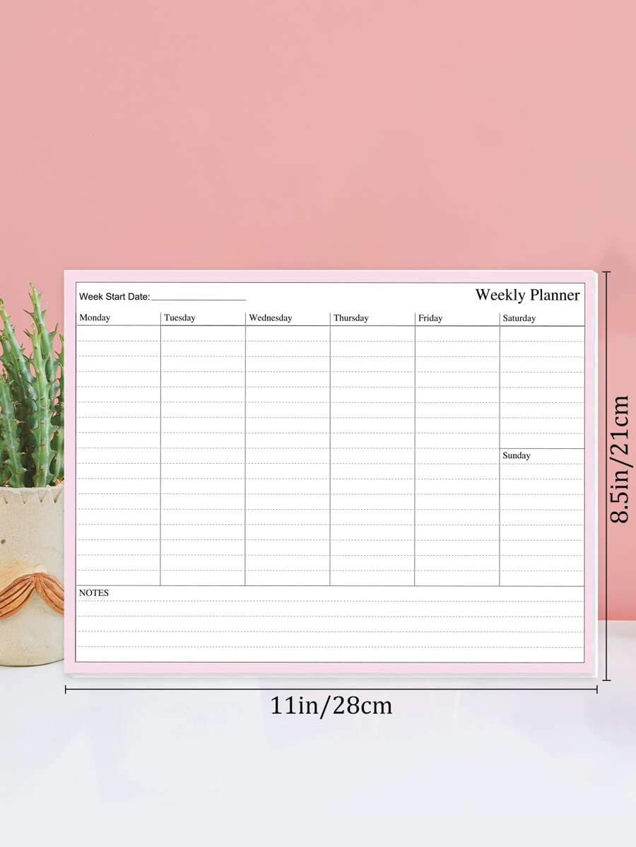 BUBU 1pc Weekly Planner - Daily Planner To Do List Task Checklist ...