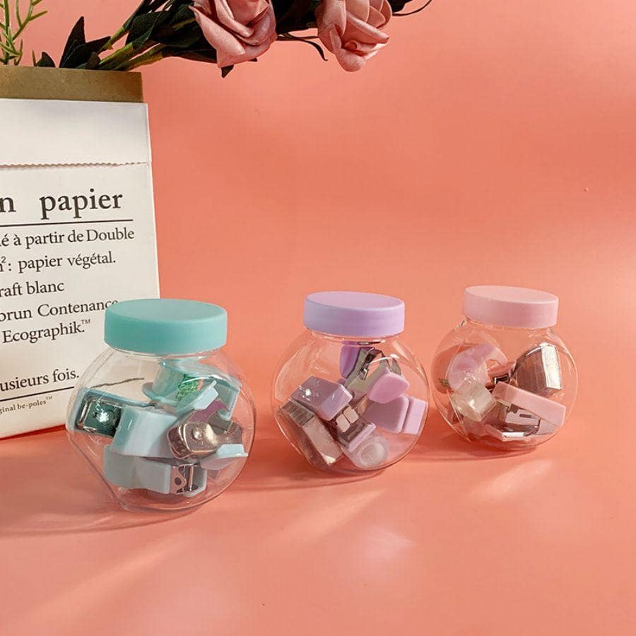 6pcs/set Organized And Cute Macaron Stationery Set Including Stapler ...