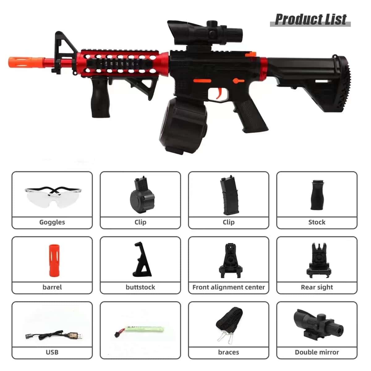 Gel Blaster, Gel Ball Blaster elétrico, pistola Orbeez de alto ...