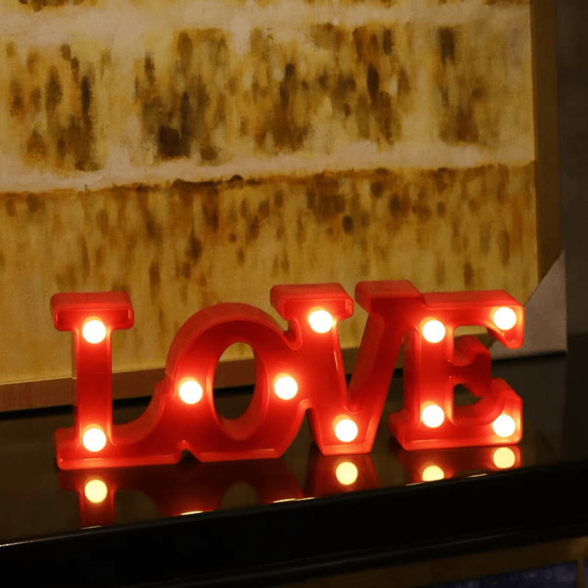 Letras con luces LED iluminadas para luz nocturna, letras del alfabeto ...