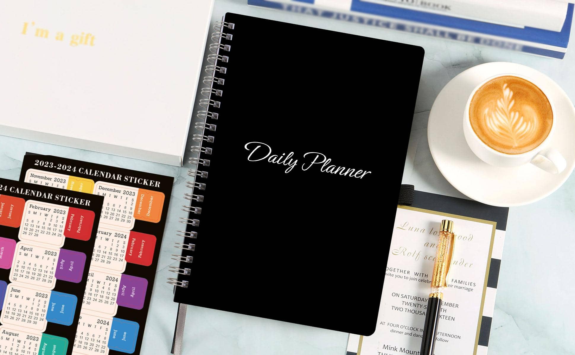 Trees Daily Weekly Planner Notebook 7 Day Work Planner Agenda Undated ...