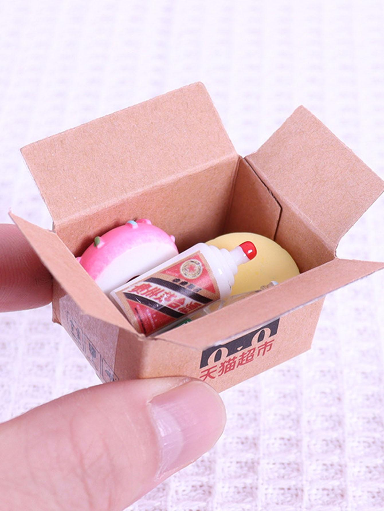 1pc Surprise Food Blind Box Ornament,With Four Random Miniature Models ...