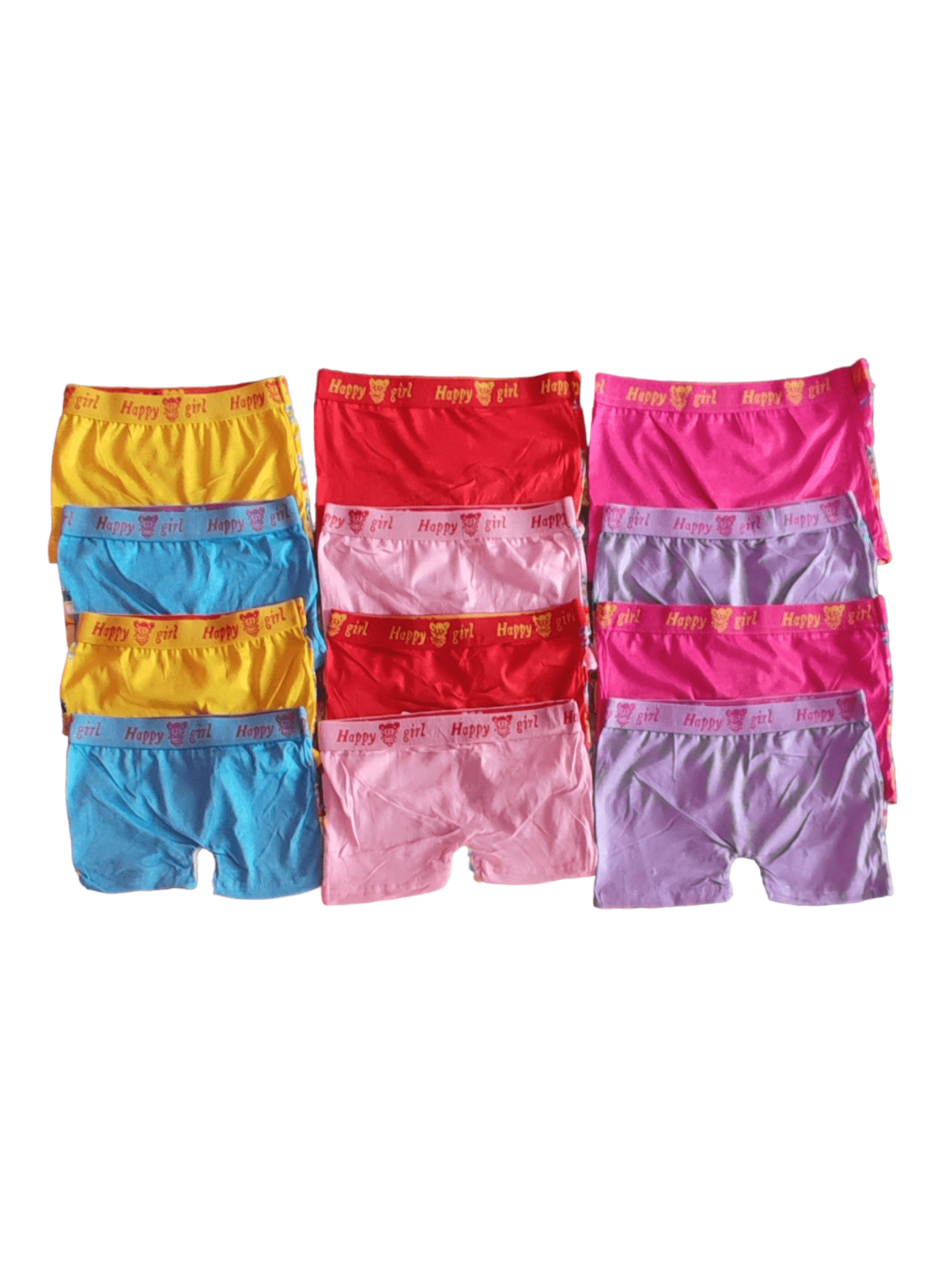 12 Piezas Boxer Para NIÑA, Estampado Infantil, (Los Colores y Diseños ...