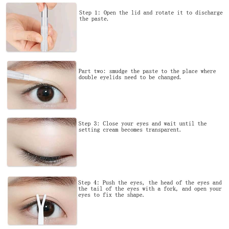 Double Eyelid Styling Glue With Glue Stick And Double Eyelid Essence ...