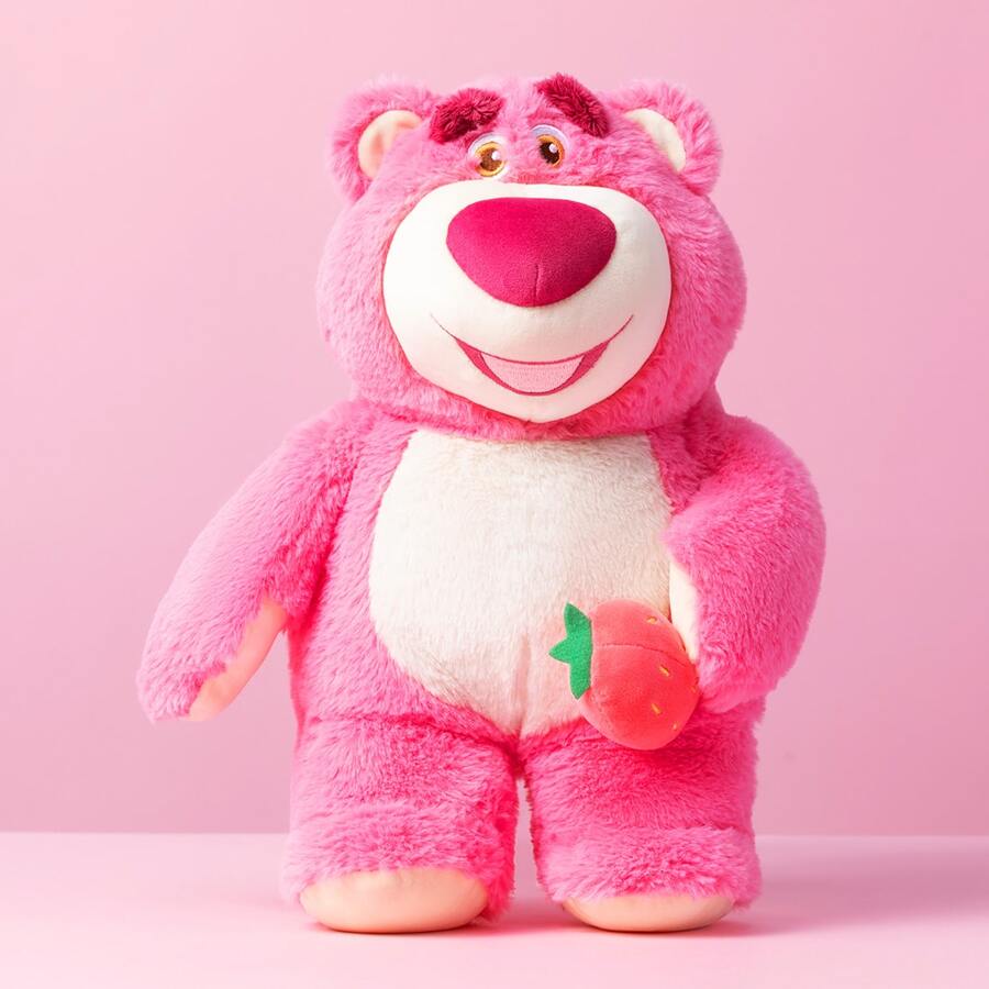 Miniso Pixar Lotso Series Dolls - Strawberry Bear No. 14 Plush Doll Toy ...