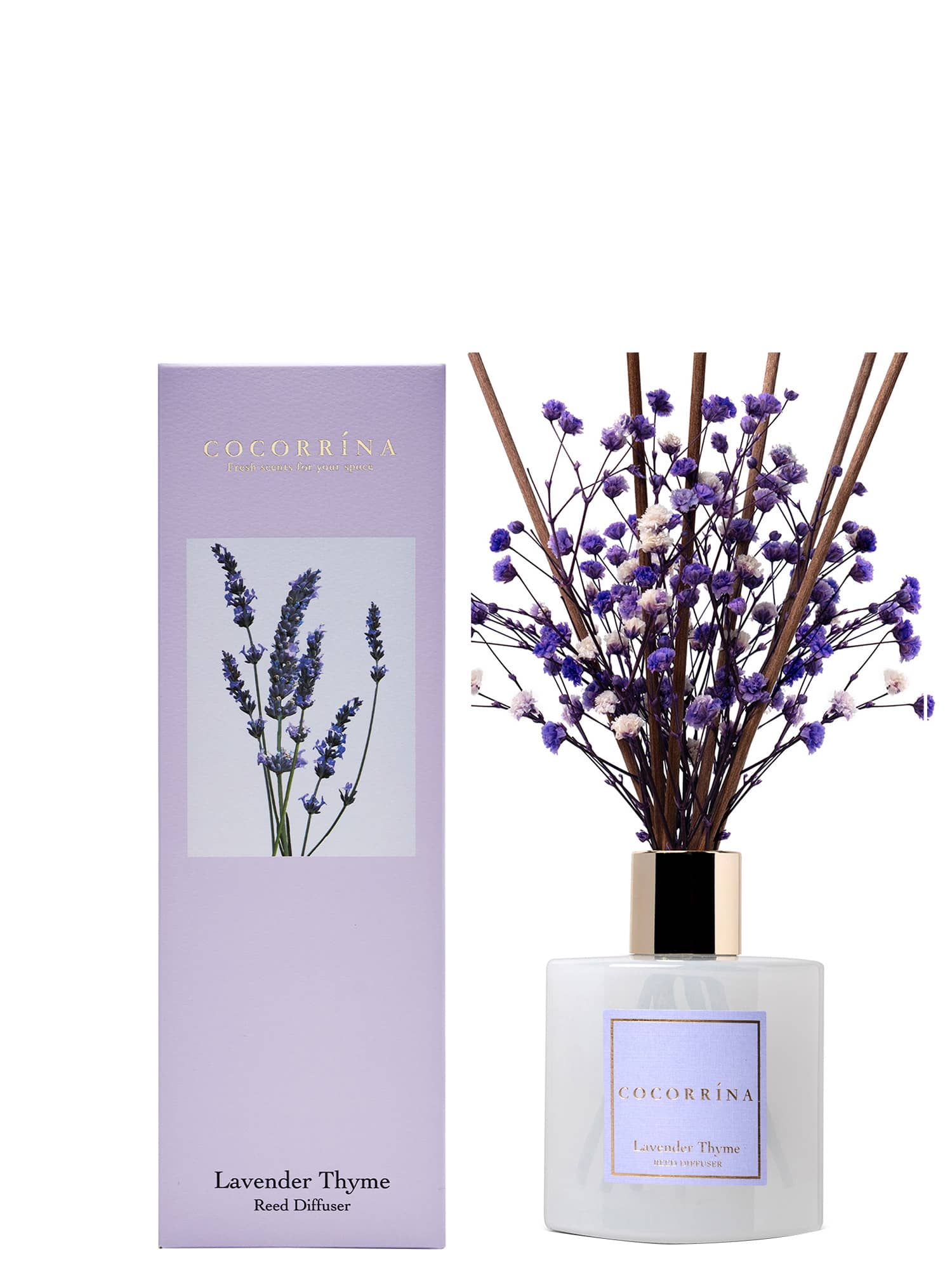 Reed Diffuser Set, 6.7 oz with Sticks, Home Fragrance Essential Oil ...