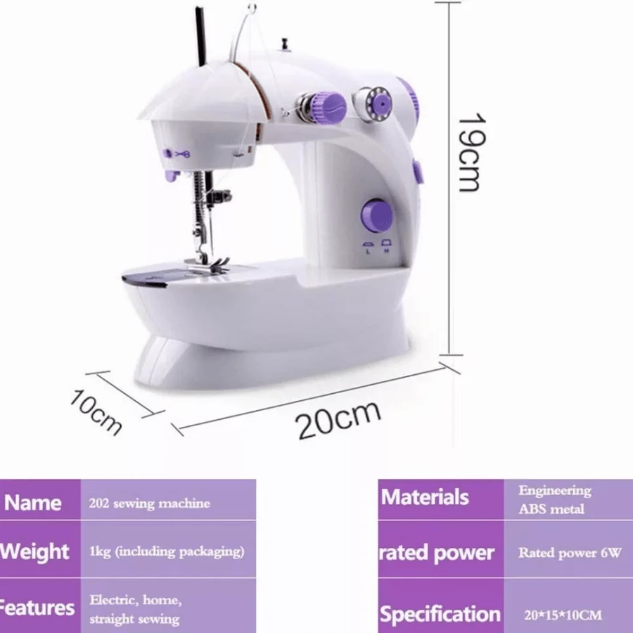 Mini Portable Electric Sewing Machine With Automatic Foot Pedal | SHEIN USA