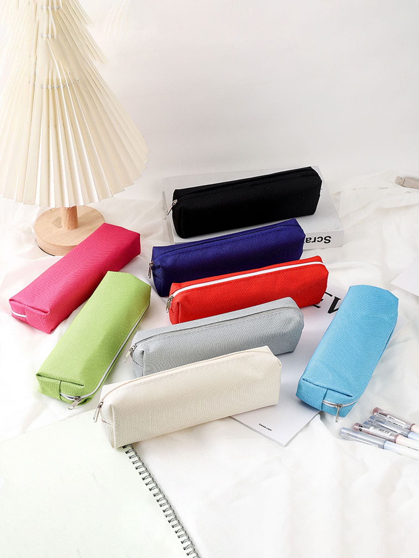 1pc Solid Color Simple Pencil Case | SHEIN USA