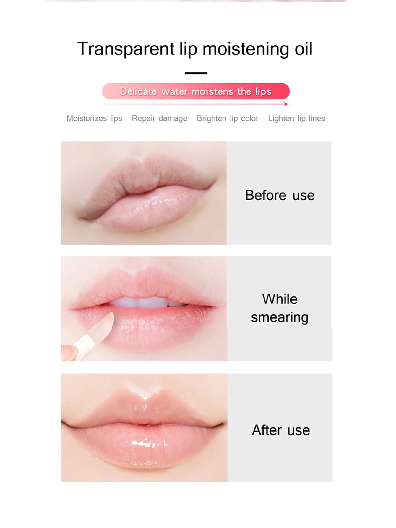 Mini cápsula de bálsamo labial, 1 pieza brillo de labios hidratante ...