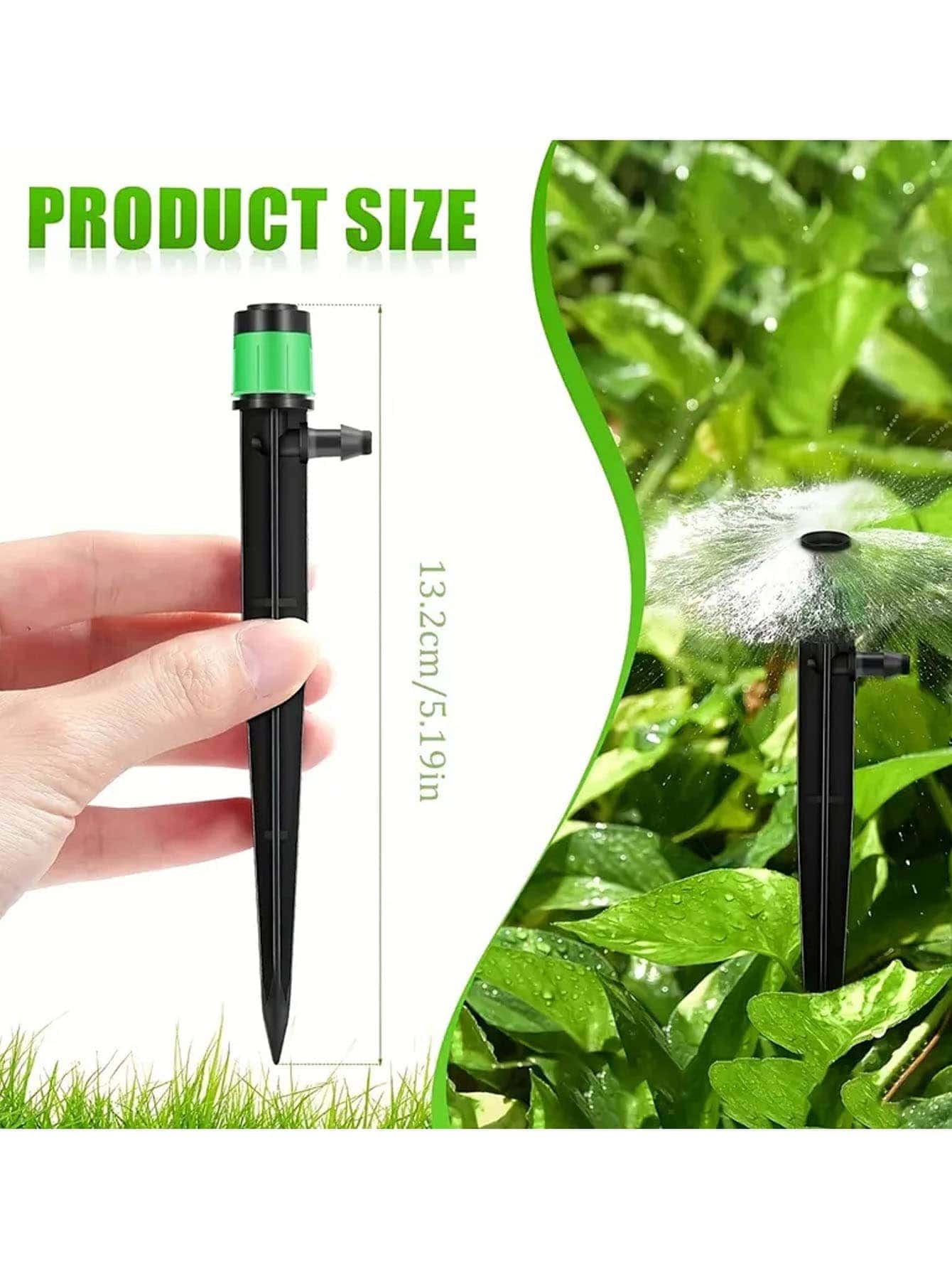 Garden Drip Irrigation System Accessories, Adjustable Ground Inserted ...