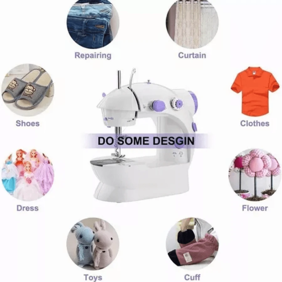 Mini Portable Electric Sewing Machine With Automatic Foot Pedal | SHEIN USA