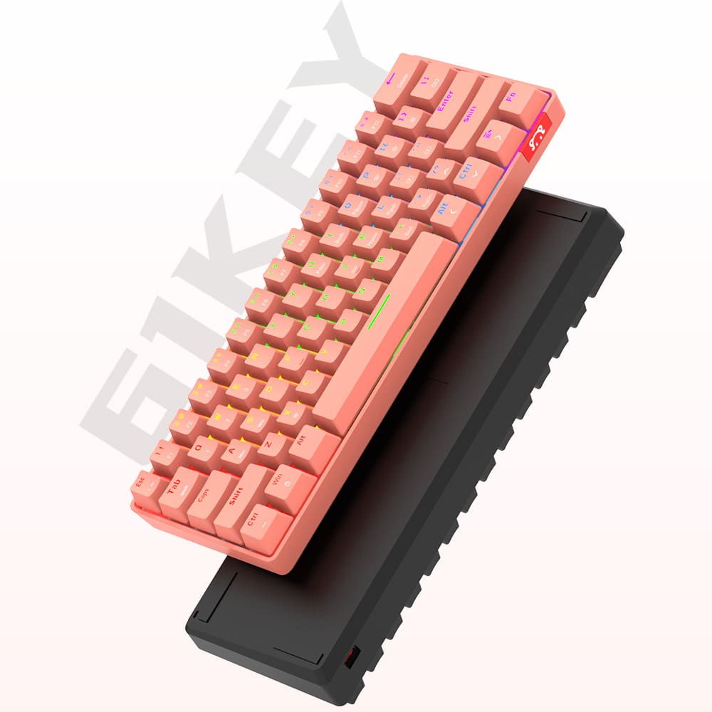 AJAZZ DAIDAI STK61 Wireless Dual Mode Mechanical Keyboard 61 Key Mixed ...