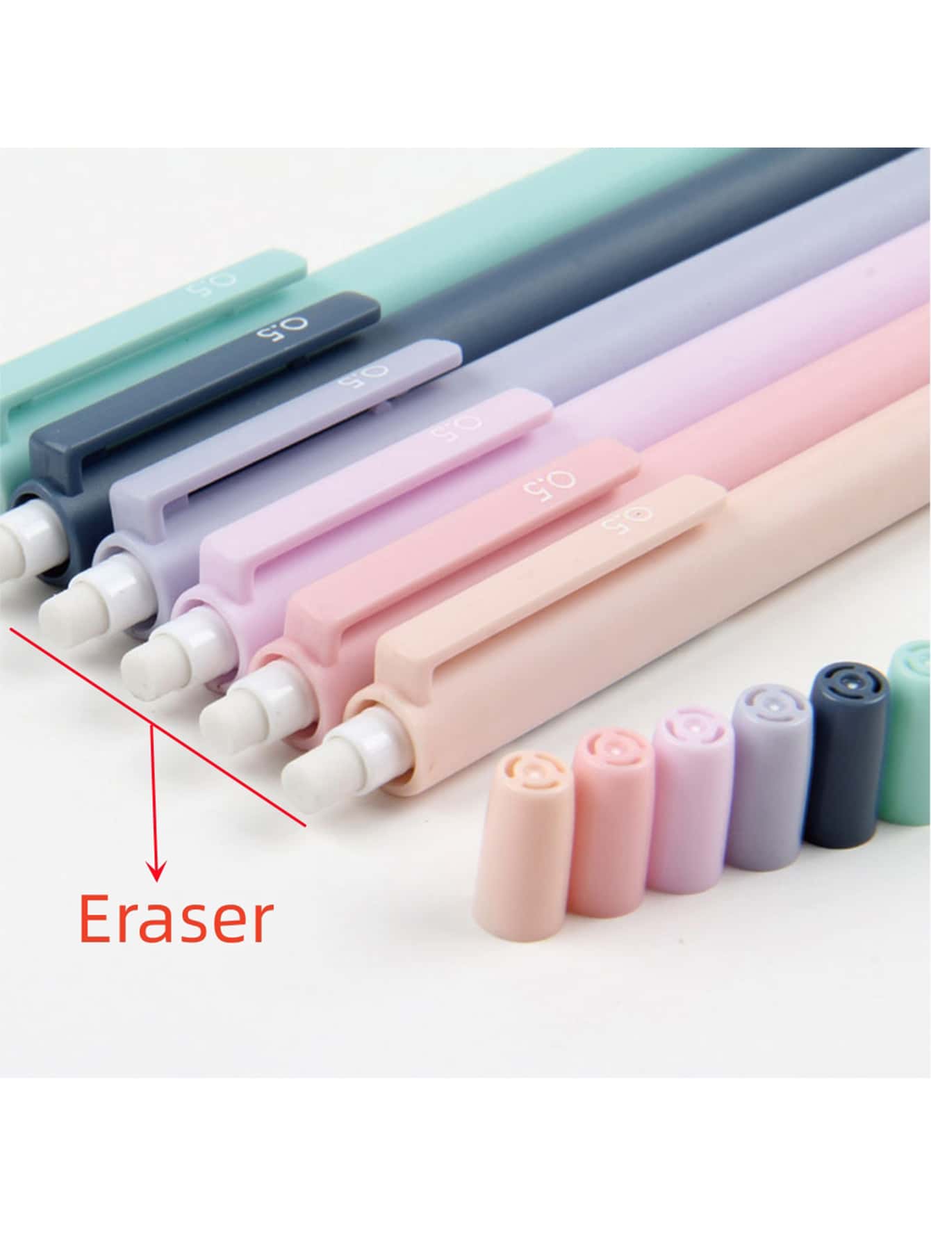 6pcs 0.5mm Macaron Color Mechanical Pencil New Mechanical Pencil ...