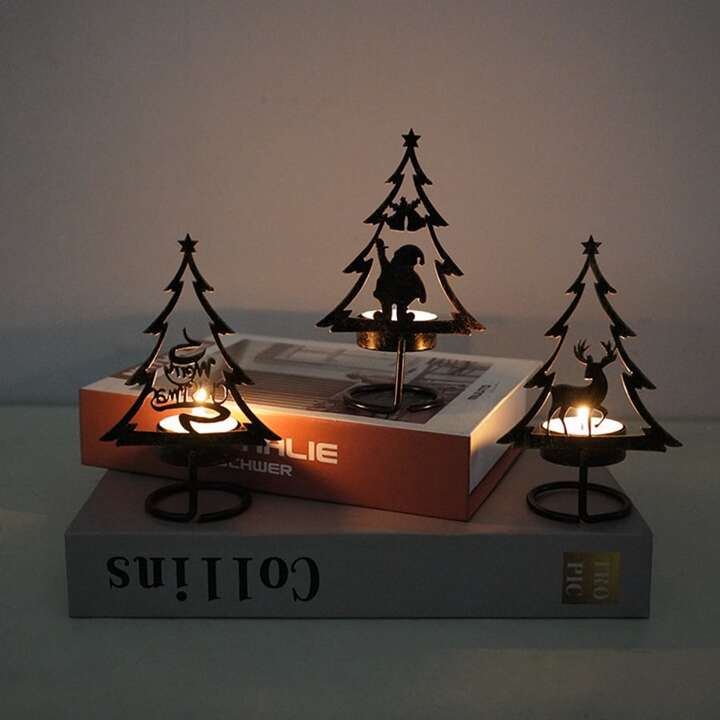 Star Votive Candle Tree