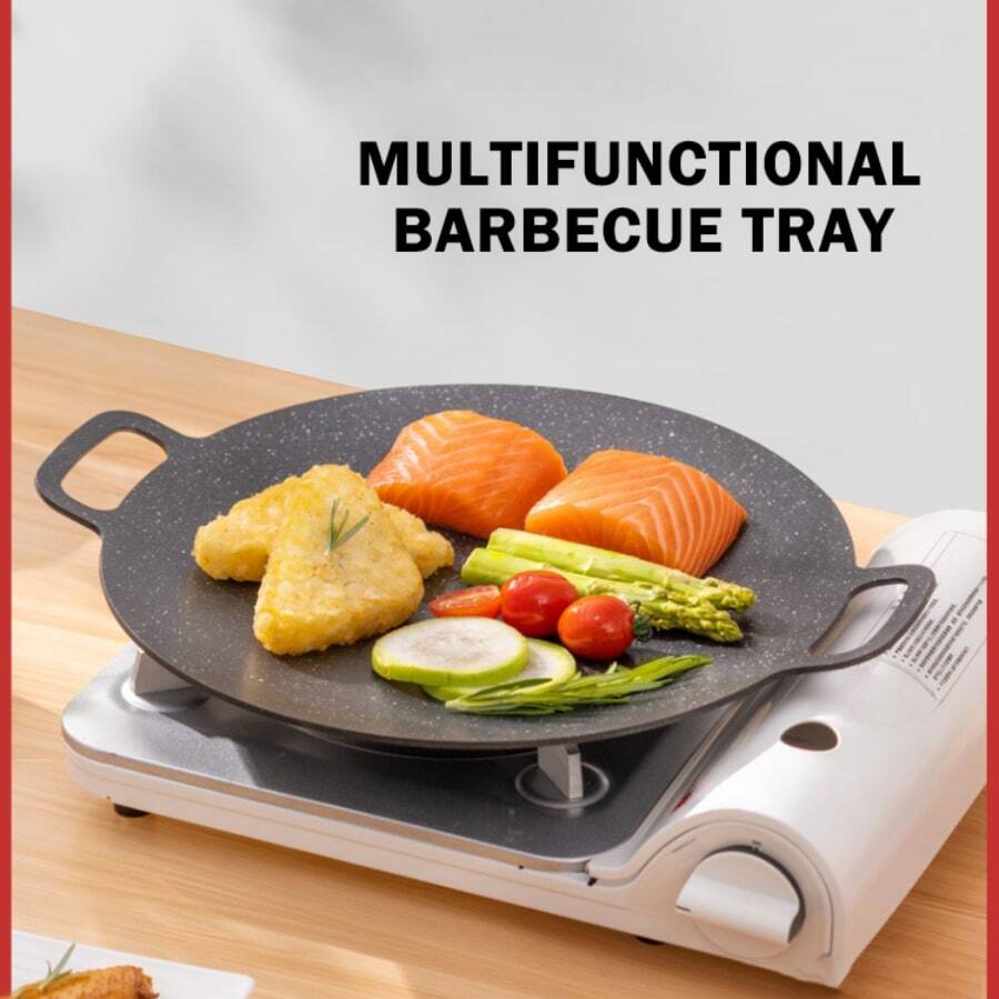 Outdoor Camping Grill Plate Korean Barbecue Plate Barbecue Meat Pot ...