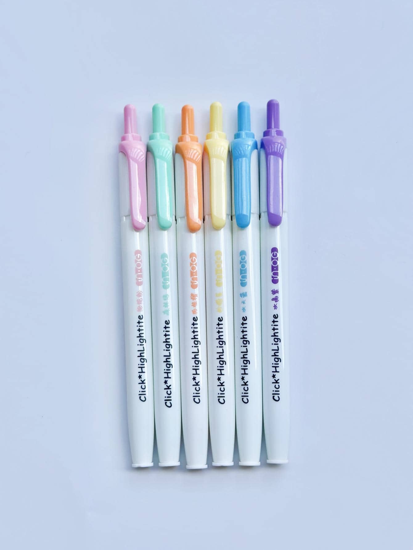 1 Box Colored Push Button Pens For Journaling And Note-taking | SHEIN UK