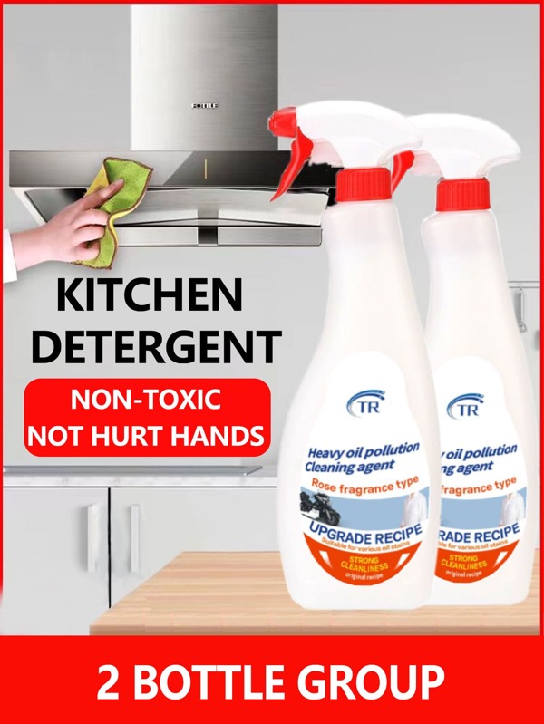 Range Hood Cleaner, Multi-functional Kitchen Grease Remover, Heavy Duty ...