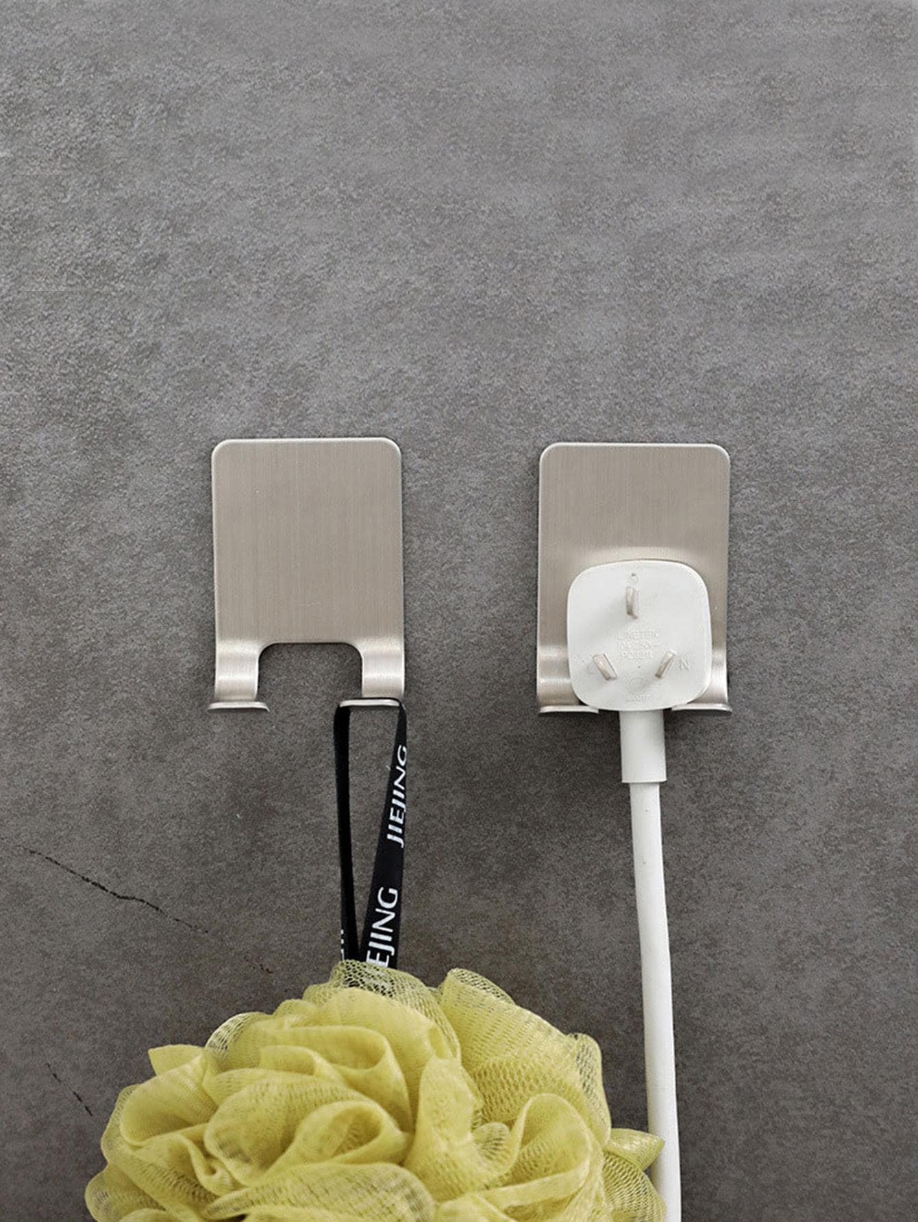 Vintage Style Shaver Holder, Stainless Steel, Wall-mounted, Punch-free ...